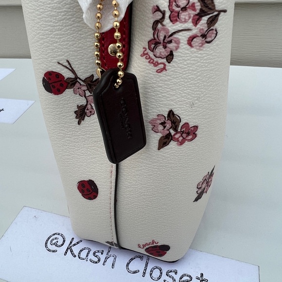 Coach | Bags | Coach Mini Town Bucket Bag With Ladybug Floral Print ...